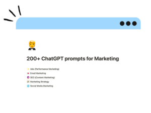 Ultimate ChatGPT Prompt Pack for Marketing - allPrompts
